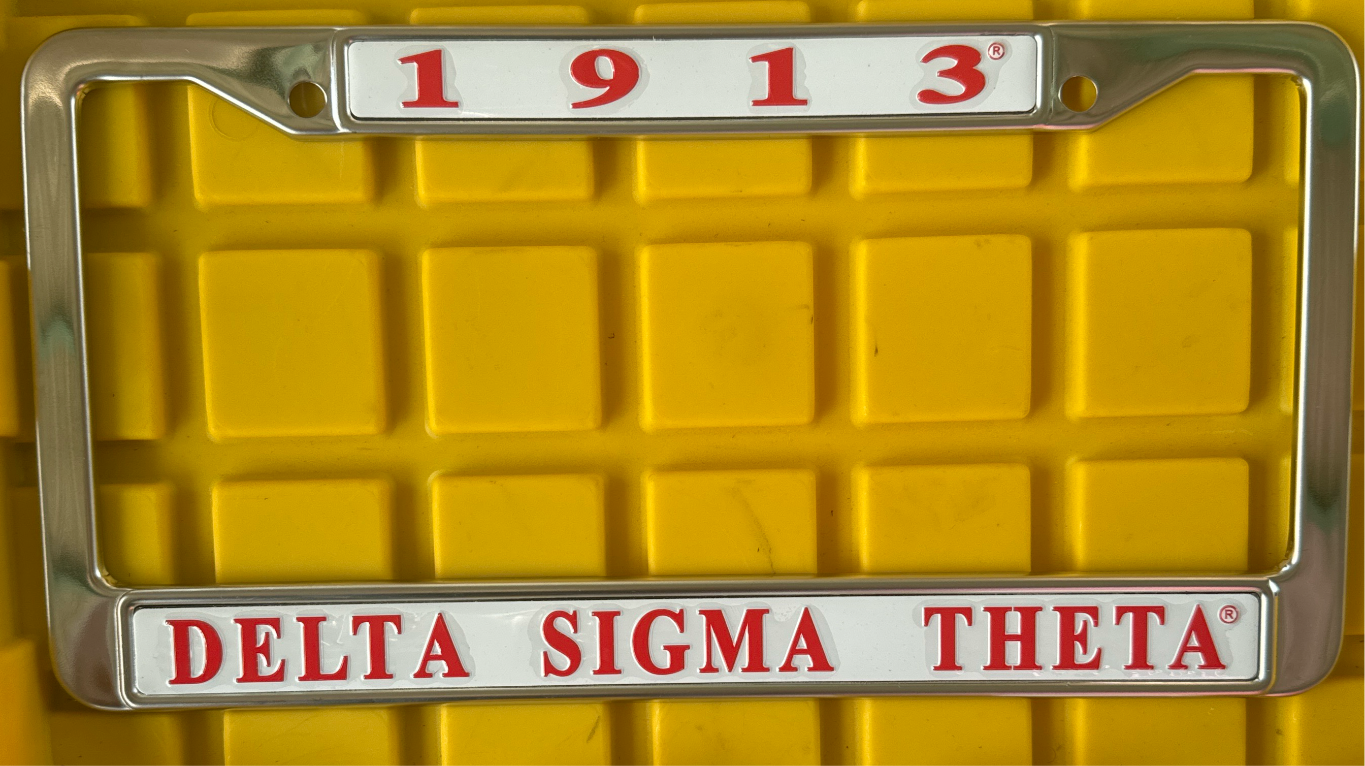 DST License Plate Frame – Uniquely Greek Kreations